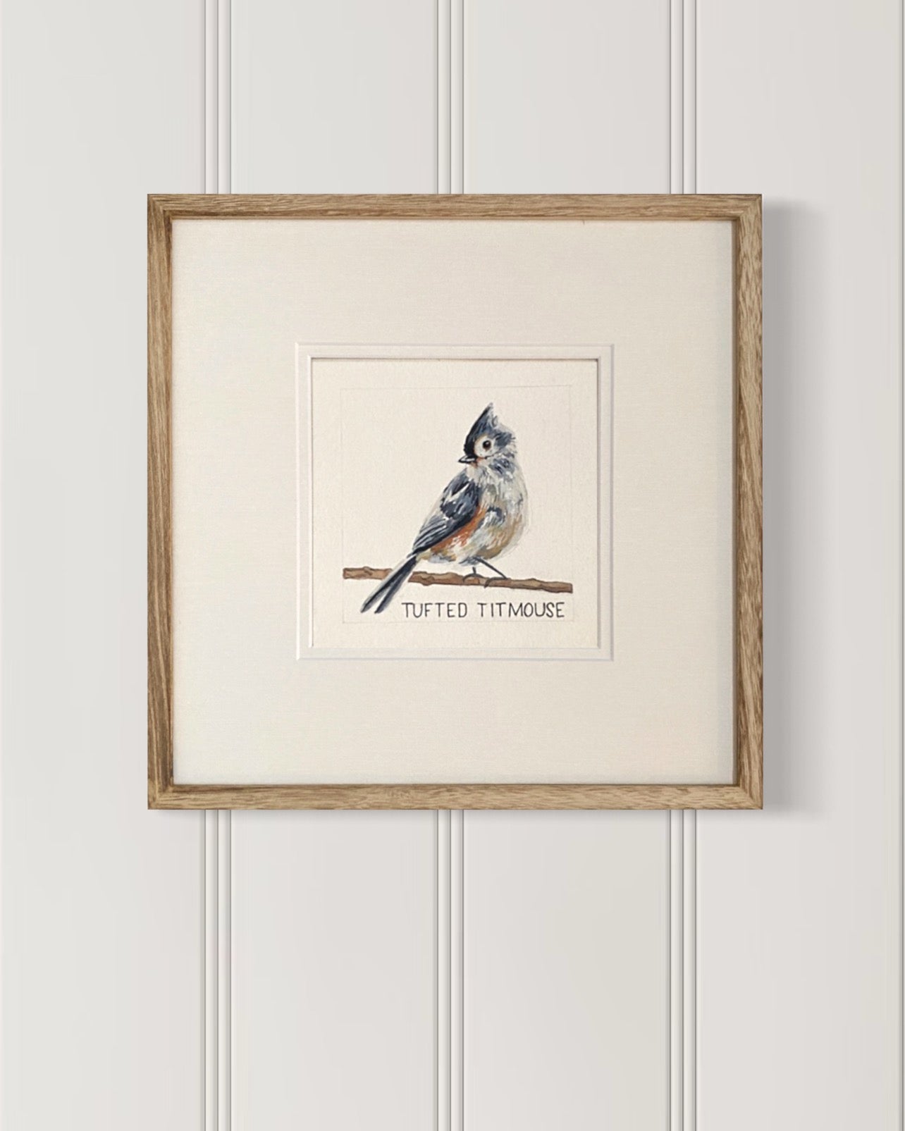 Tufted Titmouse Giclée Art Print – Meredith Raiford Art
